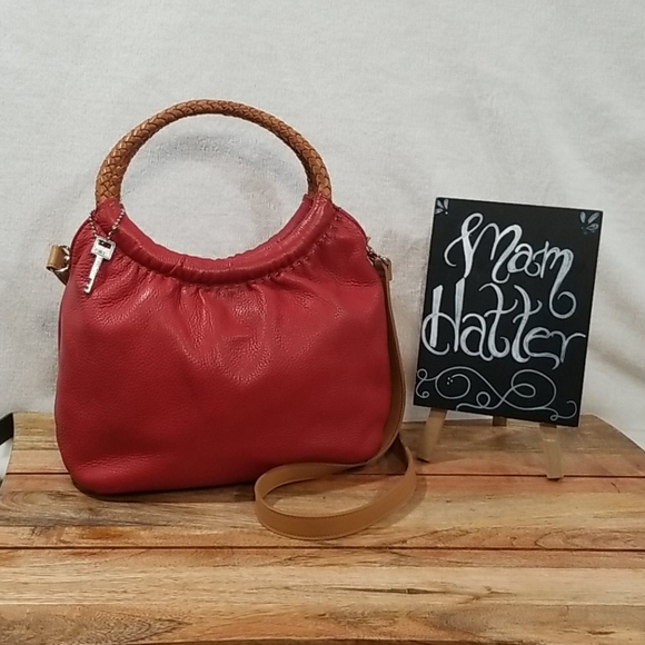 Fossil | Bags | Fossil Red Leather Purse | Poshmark